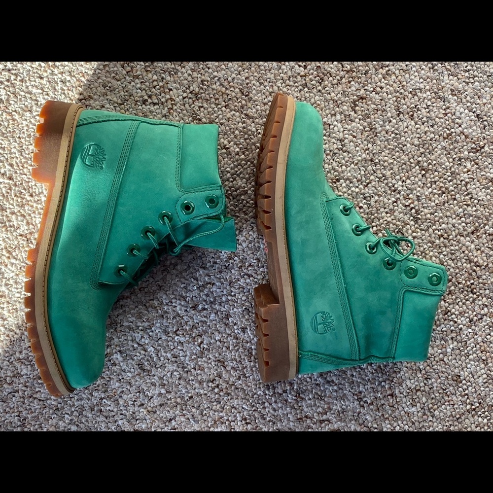 Timberland X Villa Boots In Emerald Green - Gem